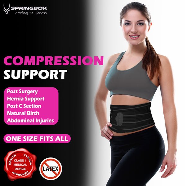 SPRINGBOK Abdominal Wrap Support Belt | Postpartum Belly Band for Tumm ...